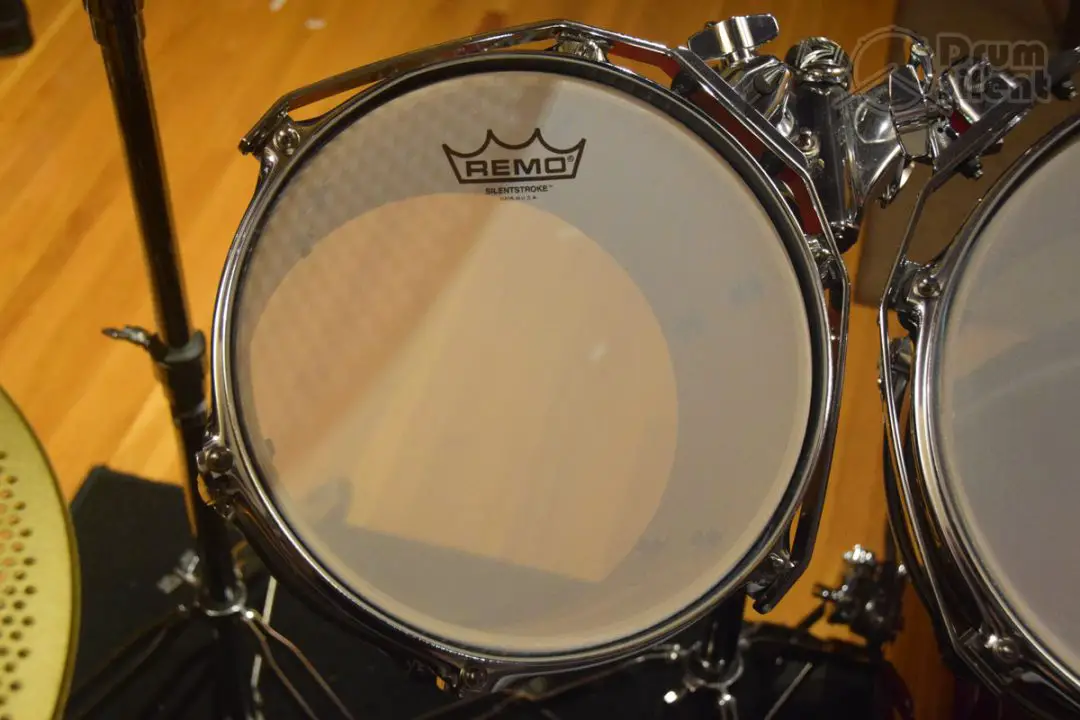 Remo Silentstroke vs. Evans dB One Low Volume Drum Heads