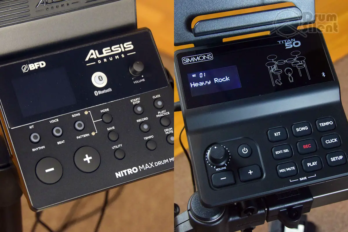 Simmons Titan 50 Vs Alesis Nitro Max Drum Kits
